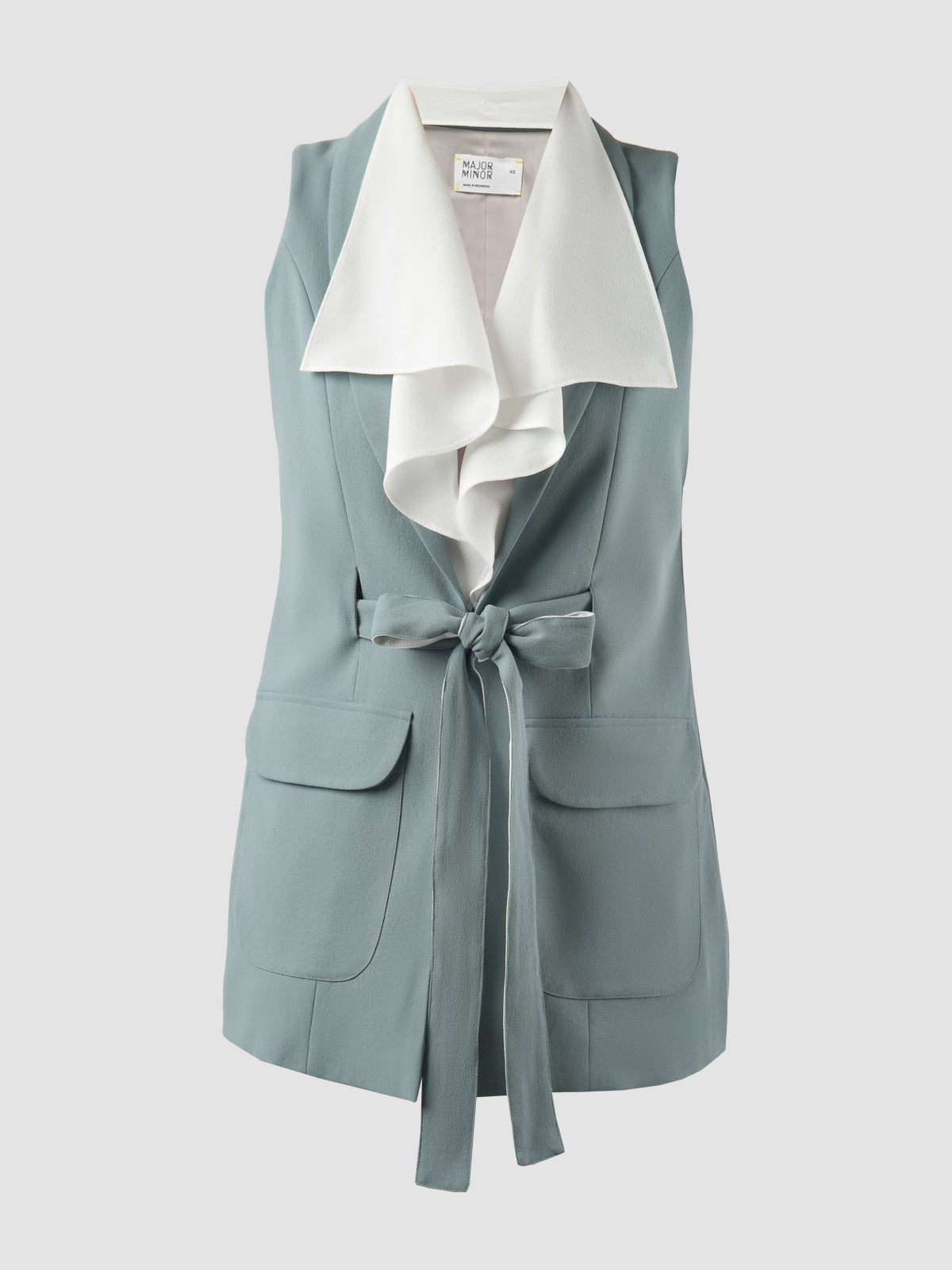 Grey Penta sleeveless jacket – PILLAR