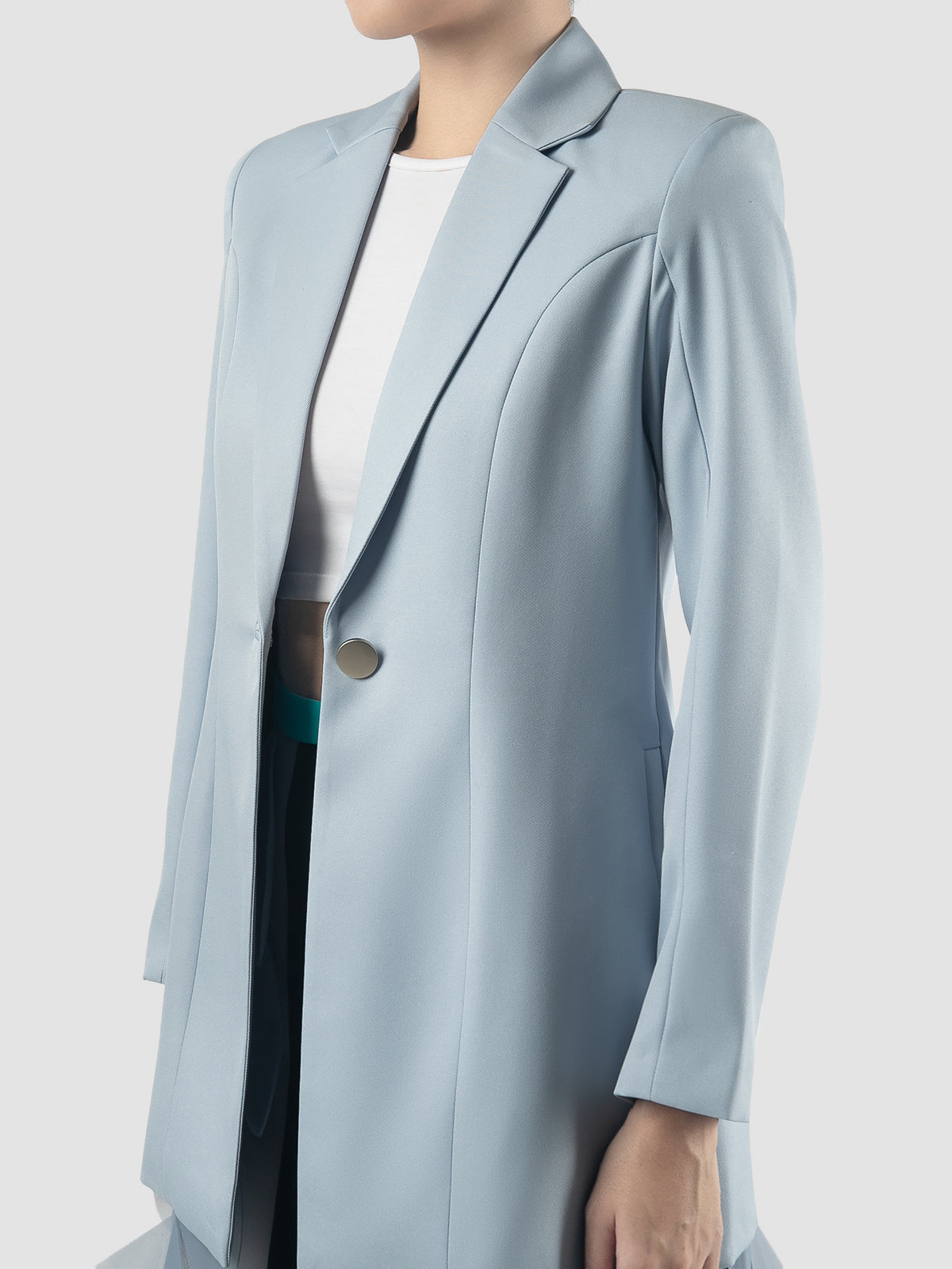 Light blue Avy long sleeves jacket – PILLAR